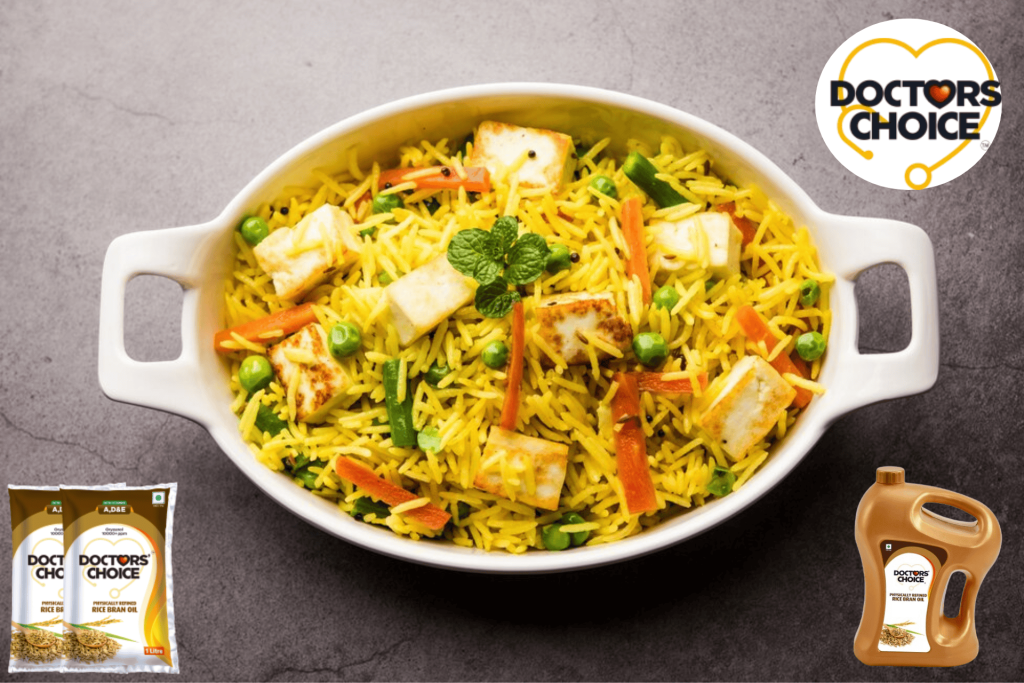 Bengali Style Paneer Fried Rice Recipe with Best Rice Bran Oil